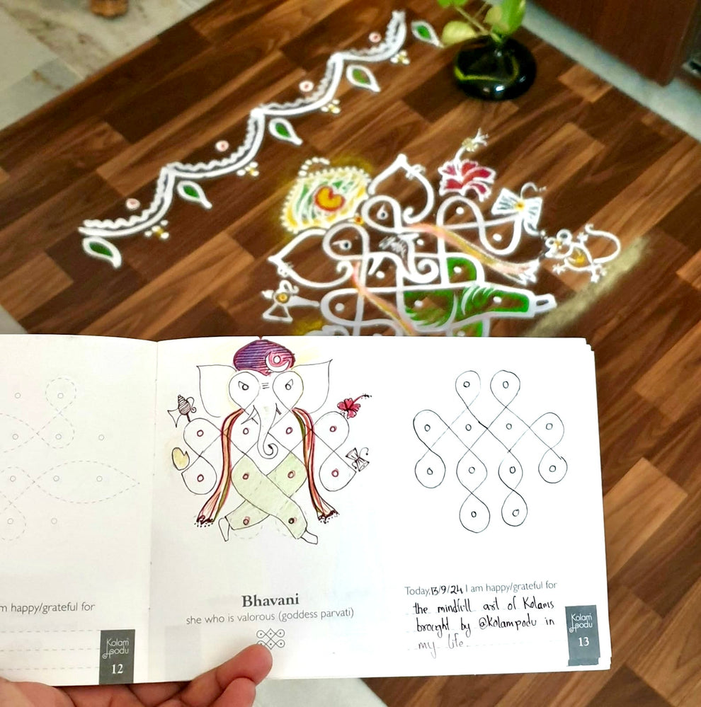 Kolam Books Collection - Full Kit || My Kolam Tracing Book – KOLAM PODU